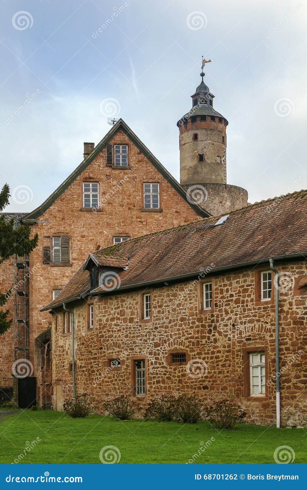 Castle in Budingen, Germany Stock Photo - Image of medieval, germany ...