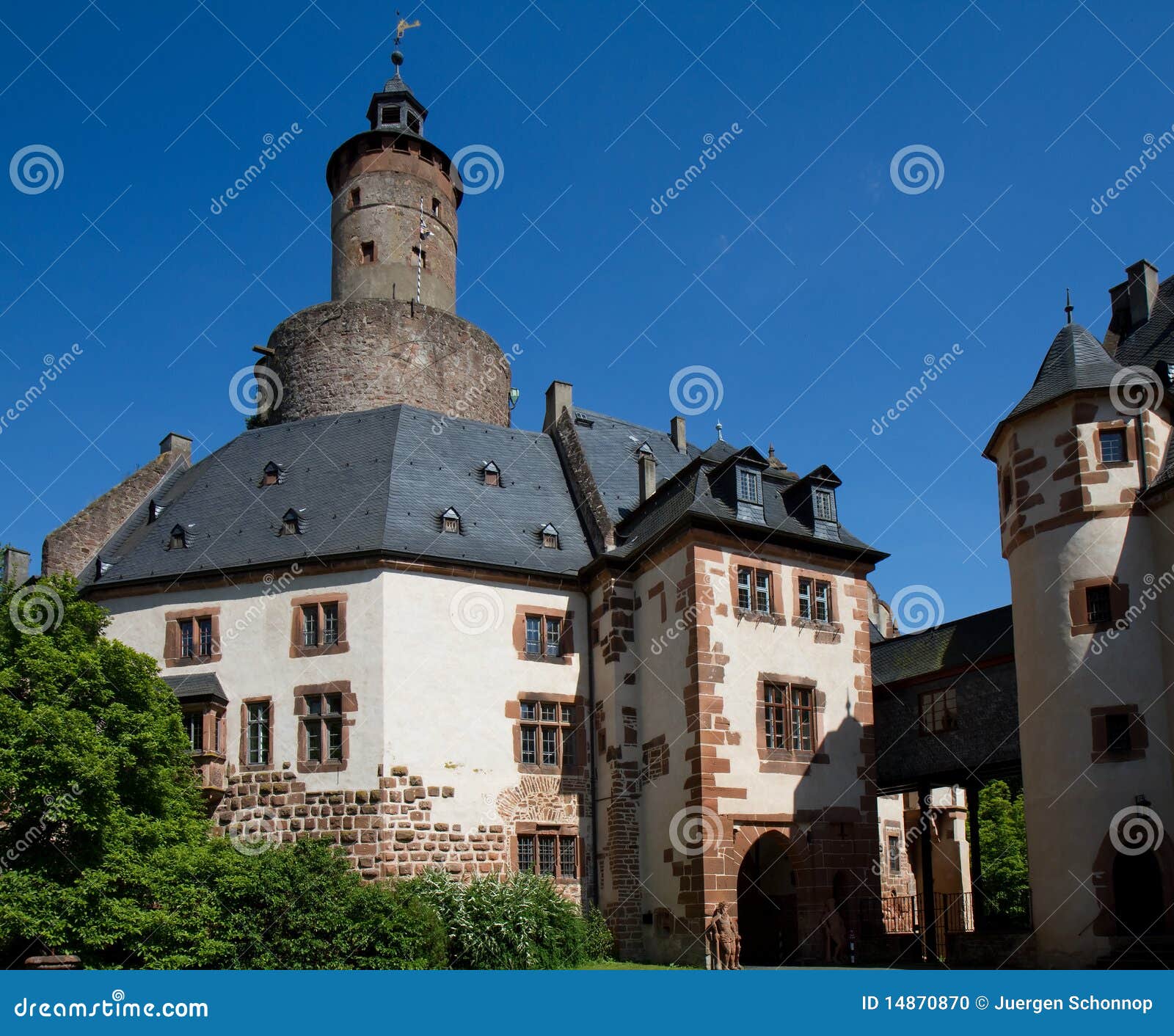Castle Buedingen stock photo. Image of buedingen, germany - 14870870
