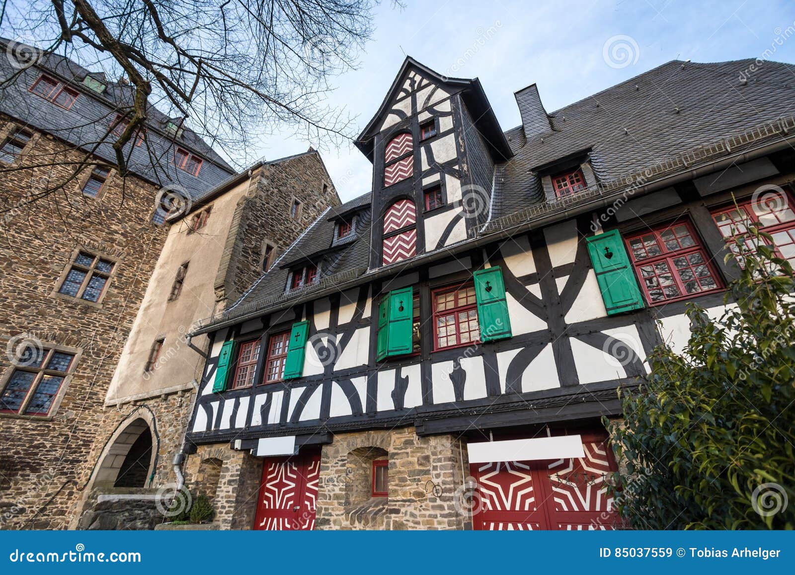 Castle Burg Solingen Germany Stock Image - Image of landmark, land ...