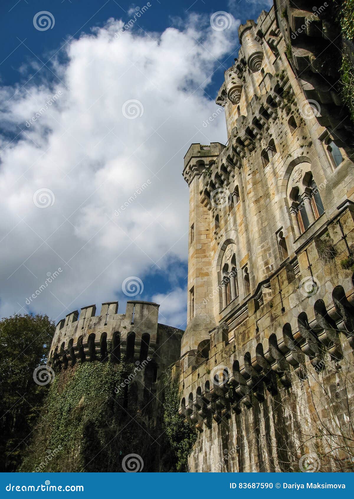 Castle Butron, Basque Country, Spain Stock Photo - Image of tourism ...