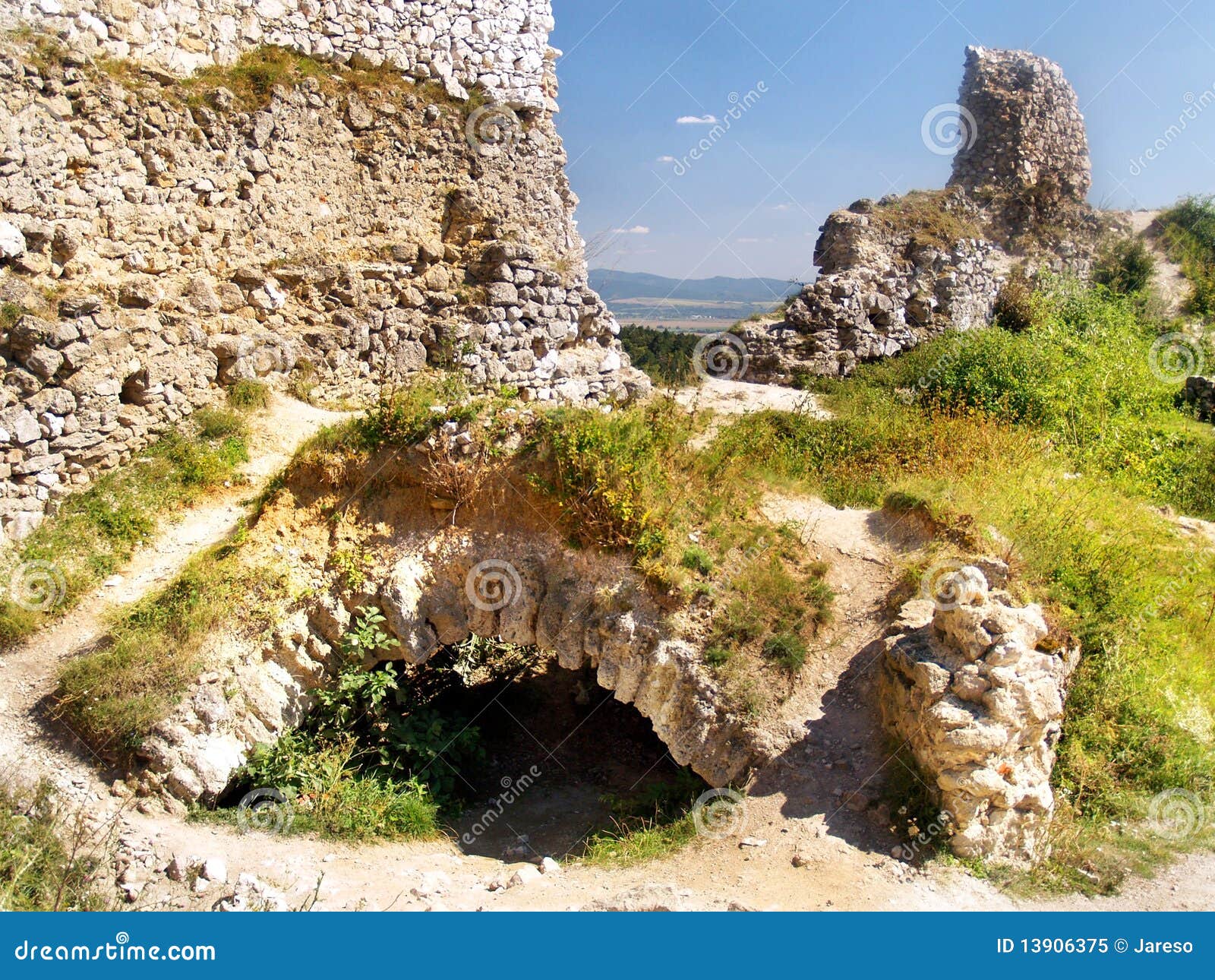 The Castle of Cachtice - Catacombs Stock Image - Image of blue ...