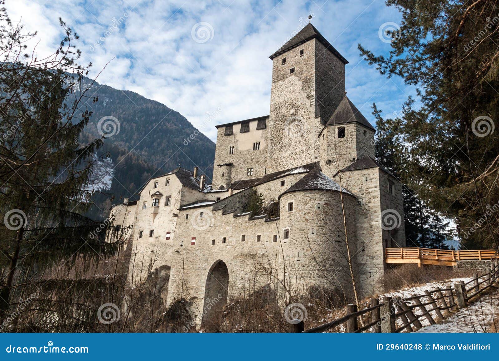 Castle of campo tures stock photo. Image of knights, knight - 29640248