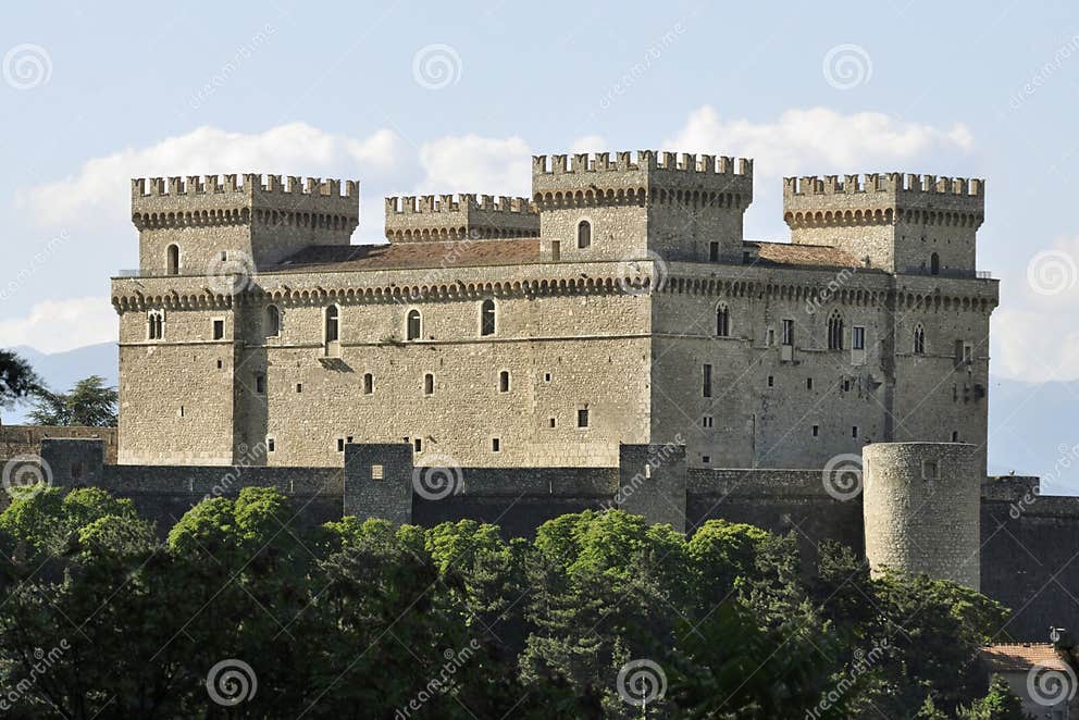The castle of Celano stock image. Image of heritage, italy - 19766225