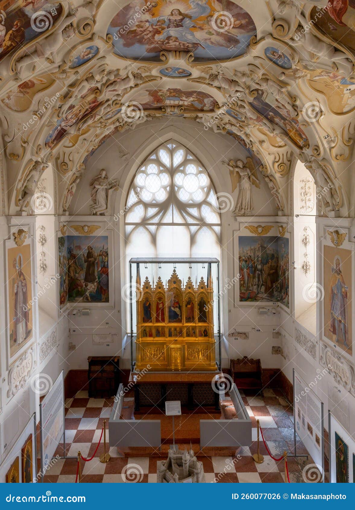 The Castle Chapel Inside the Bojnice Castle Editorial Photo - Image of ...