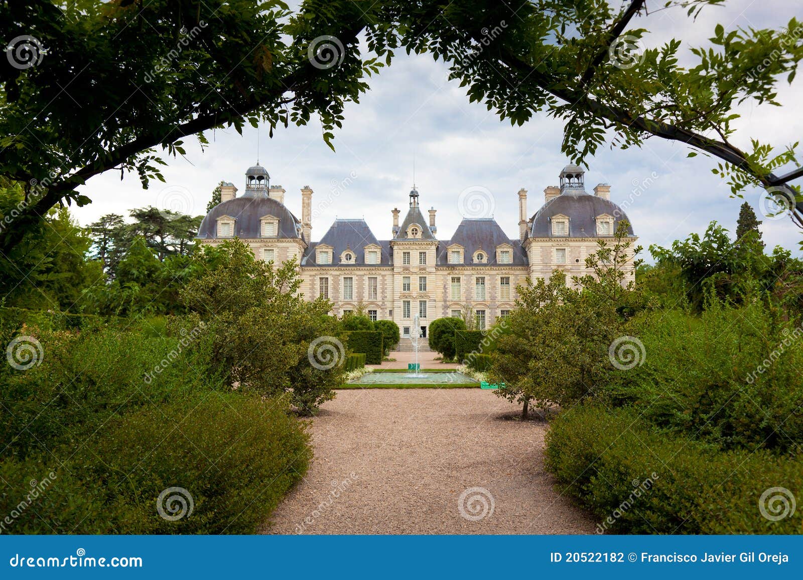 Castle of Cheverny stock photo. Image of loir, patrimony - 20522182