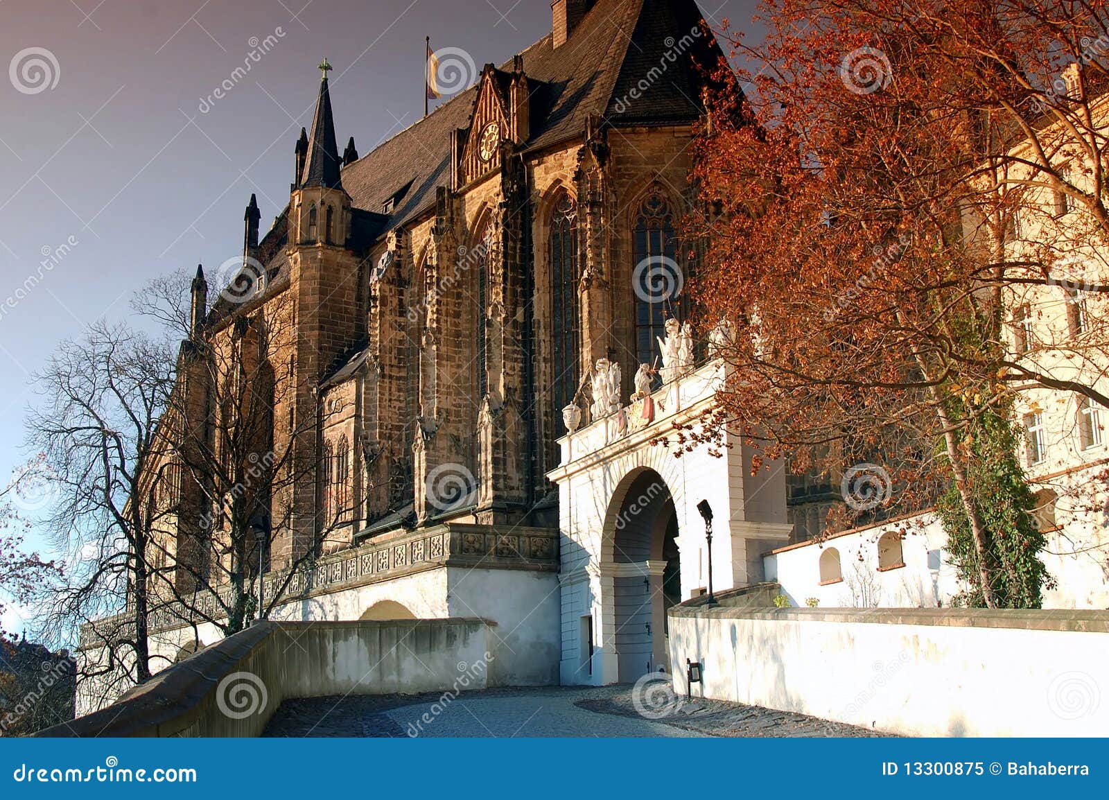 Castle church Altenburg stock image. Image of architecture - 13300875