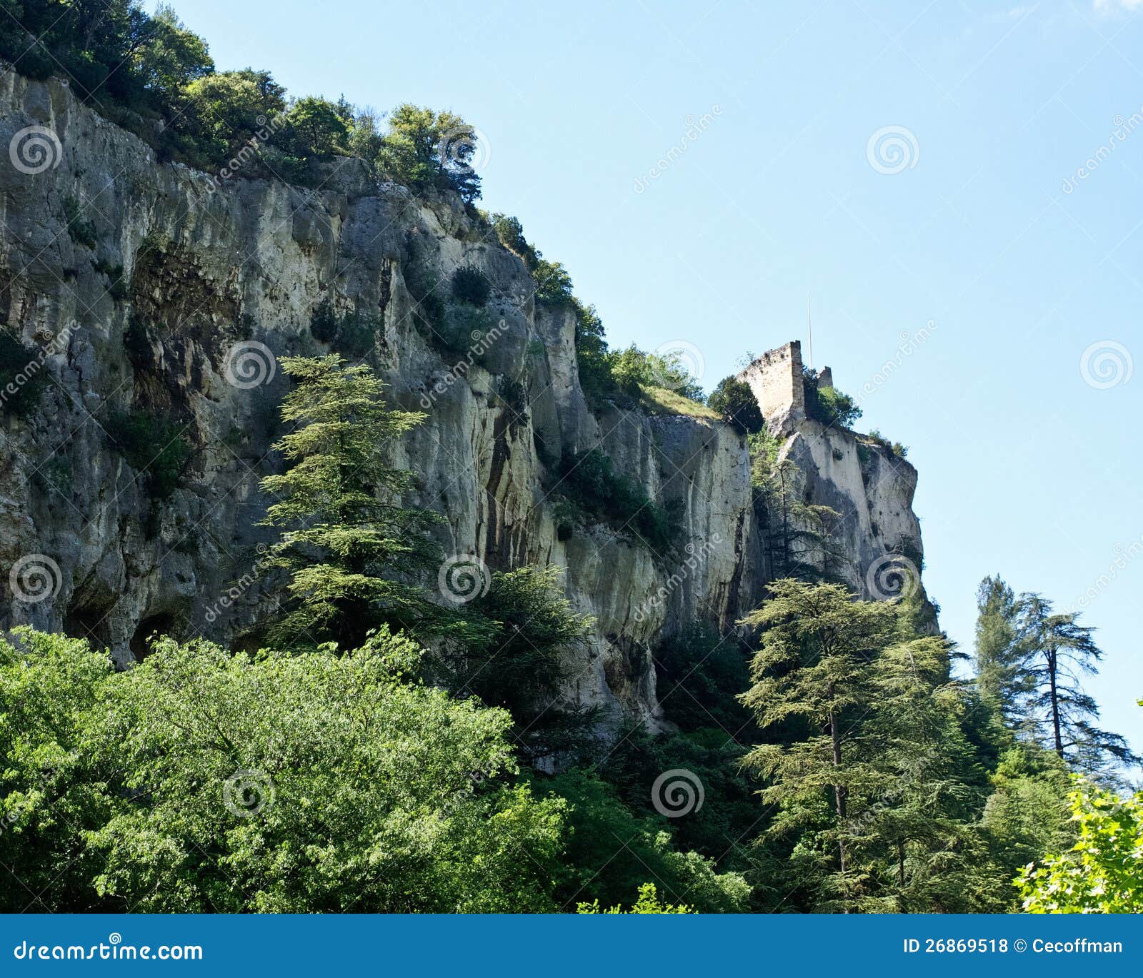 Castle On A Cliff Stock Photo | CartoonDealer.com #26869518