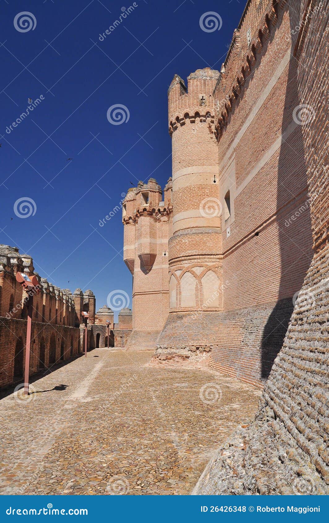 Castle of Coca, Spain stock photo. Image of architecture - 26426348
