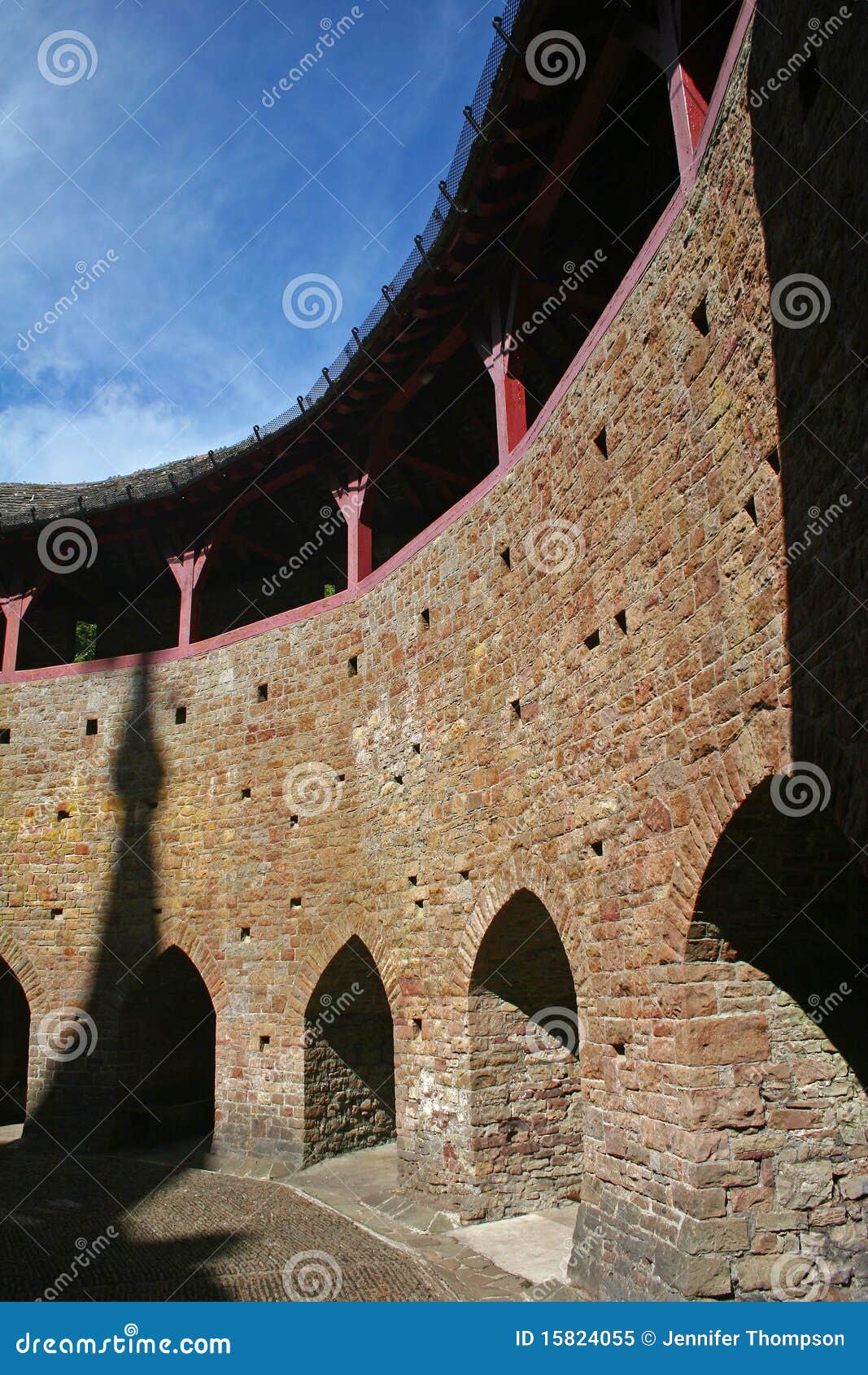 Castle Coch stock image. Image of defence, wales, walls - 15824055
