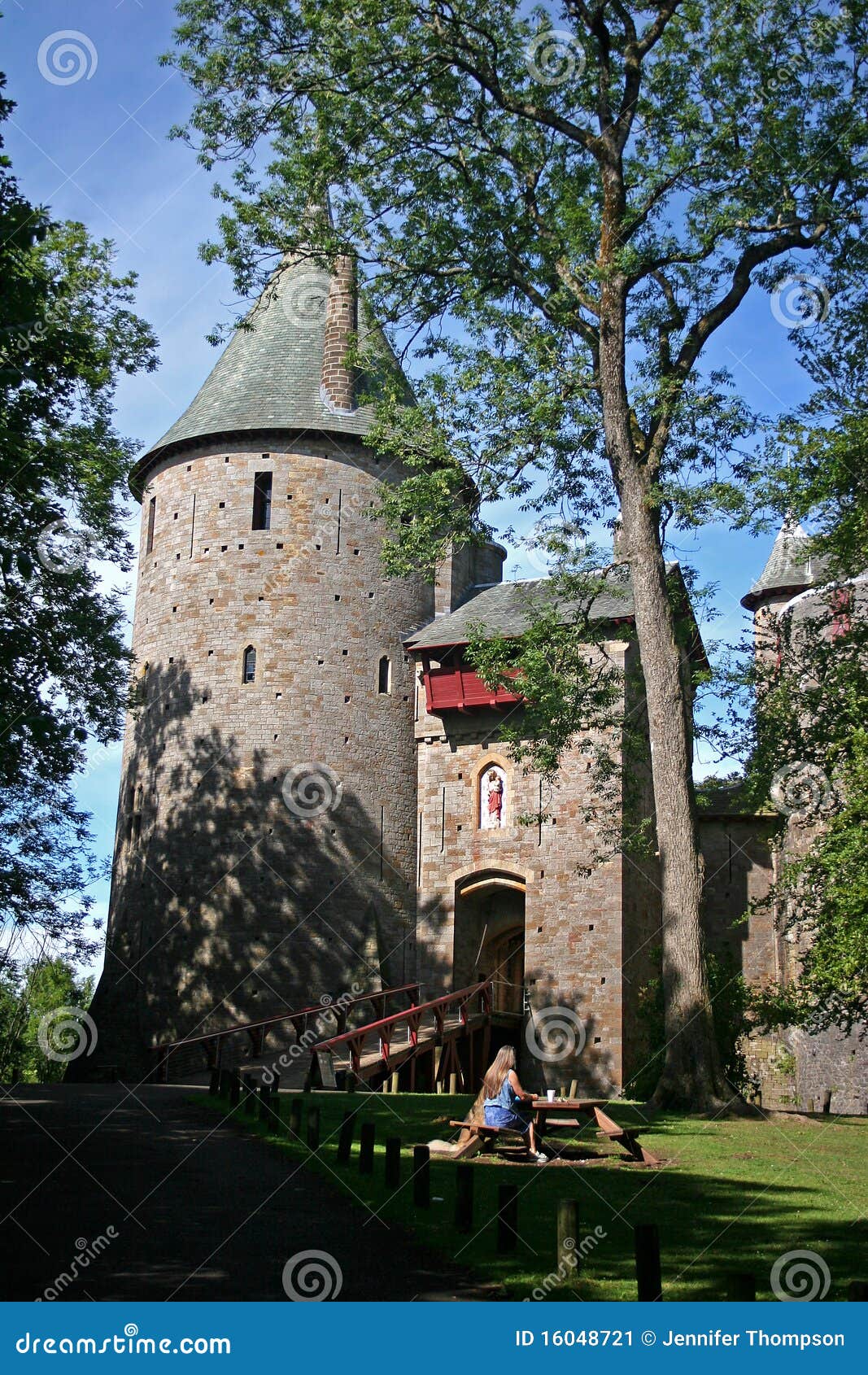 Castle Coch stock image. Image of fort, coch, castle - 16048721