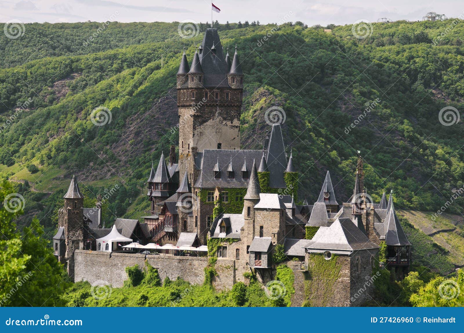 Castle Cochem, Germany, Moselle Valley Stock Photo - Image of defense ...