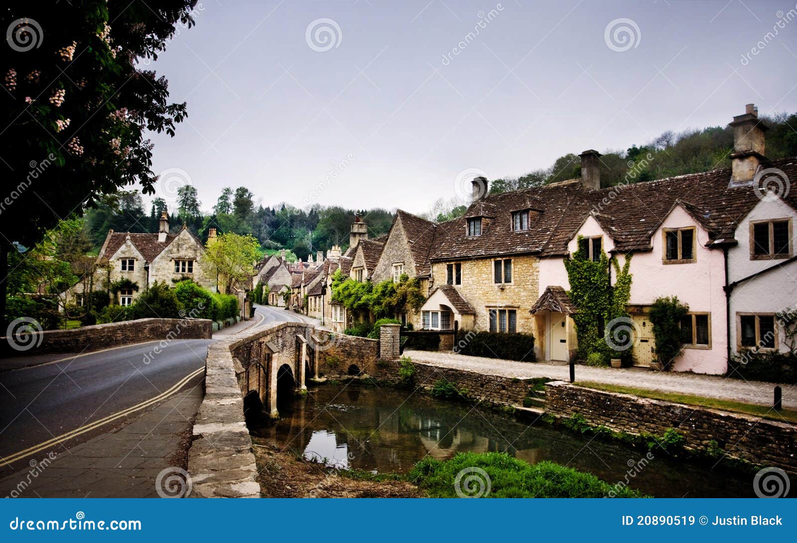 Castle Combe, England. stock image. Image of england - 20890519