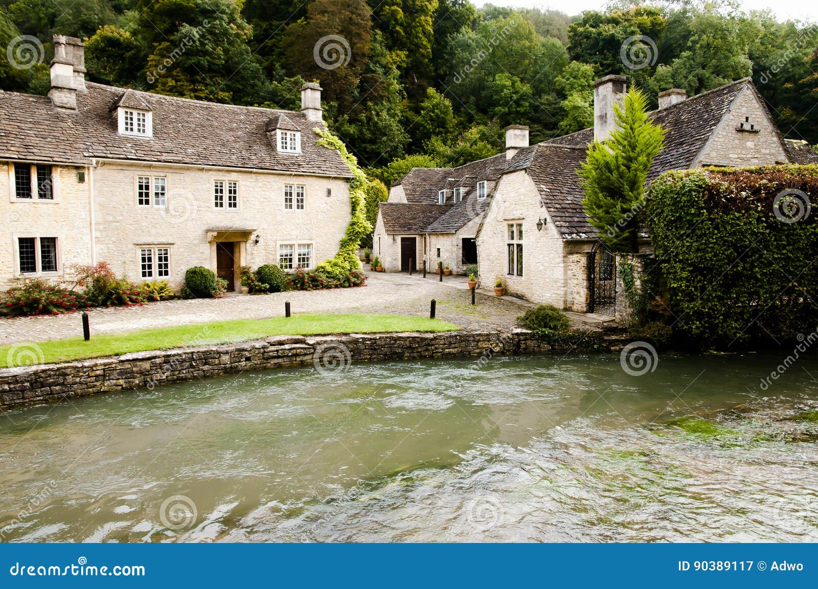 Castle Combe - England stock image. Image of european - 90389117
