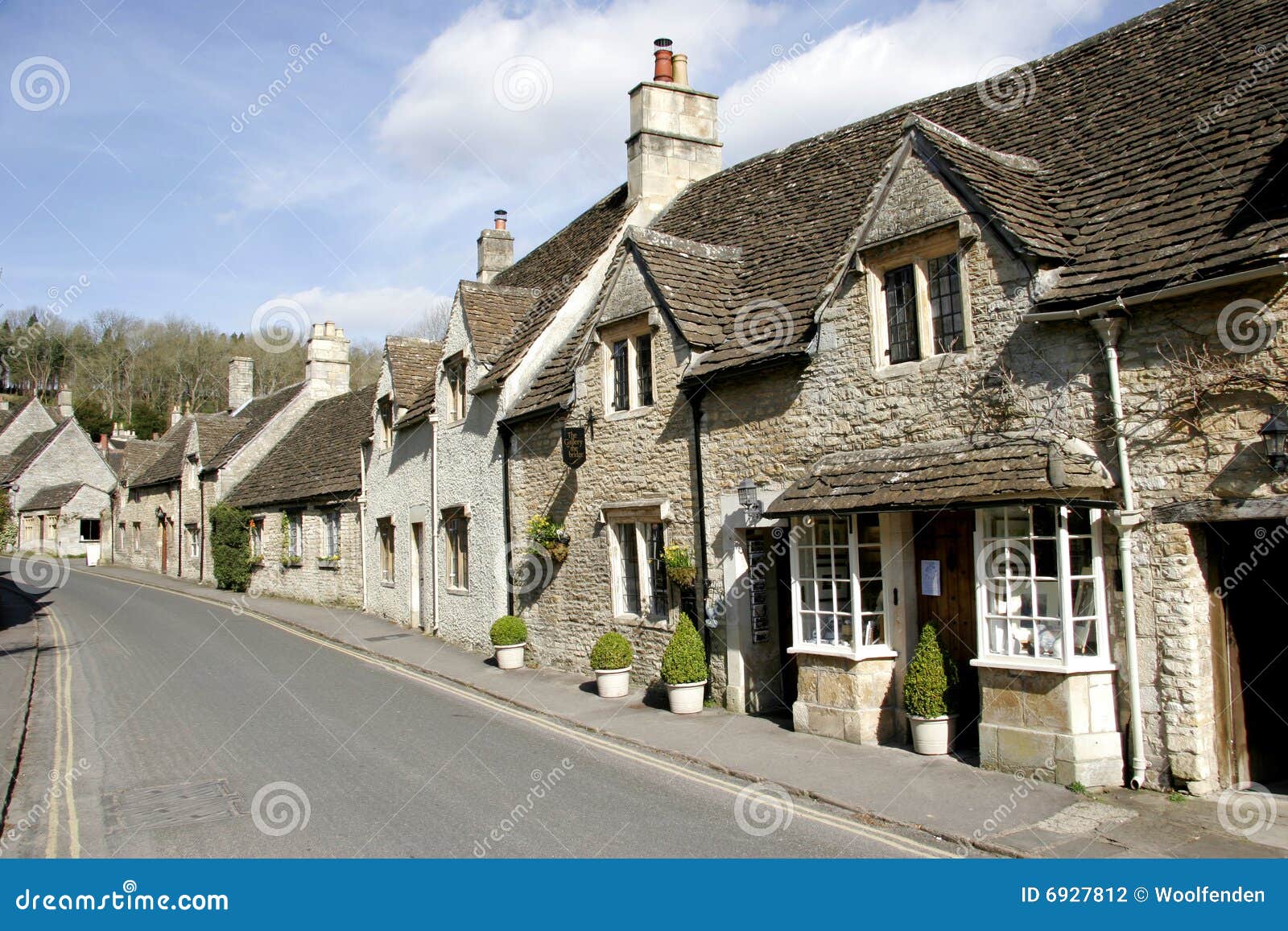 Castle Combe village stock photo. Image of high, rural - 6927812