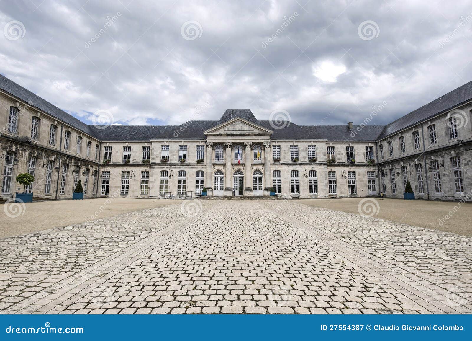 Castle of Commercy (France) Stock Image - Image of facade, exterior ...