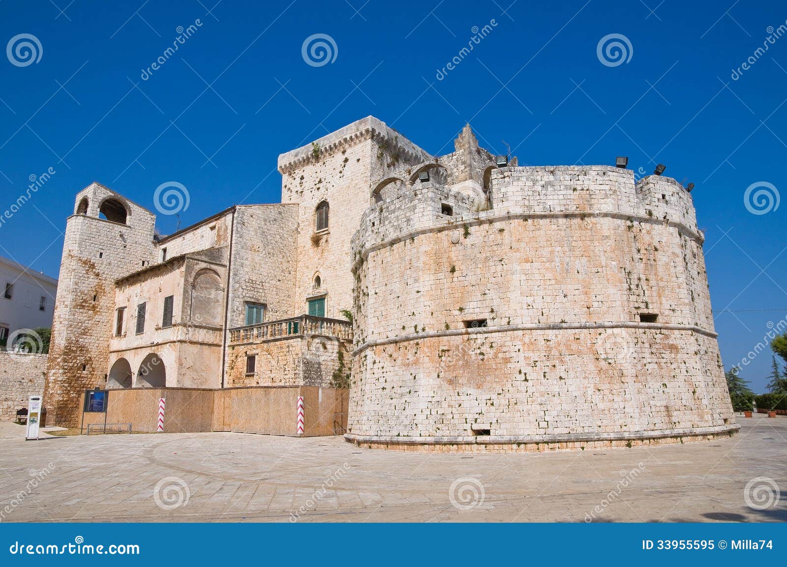 Castle of Conversano. Puglia. Italy Stock Image - Image of ...