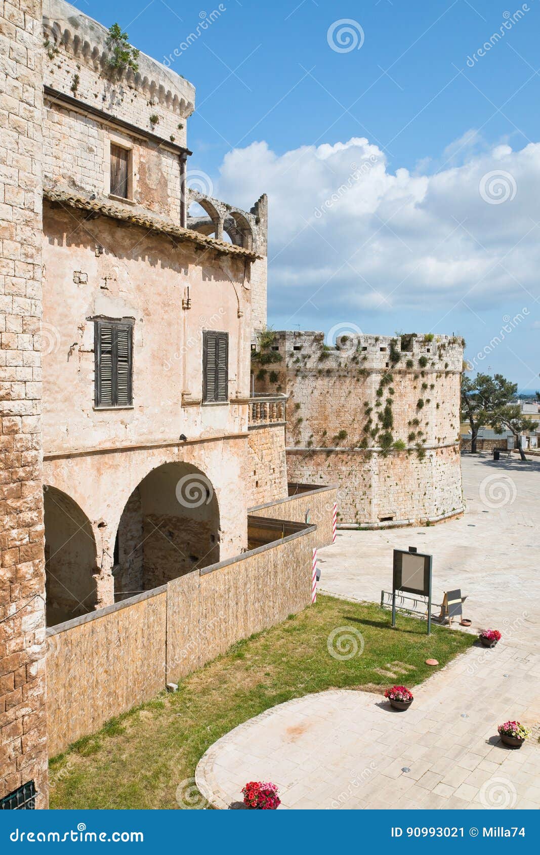 Castle of Conversano. Puglia. Italy Stock Image - Image of conversano ...