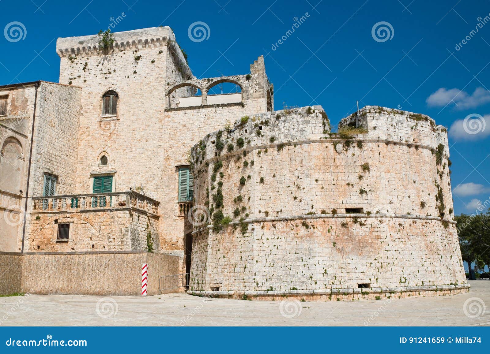 Castle of Conversano. Puglia. Italy Stock Image - Image of century ...