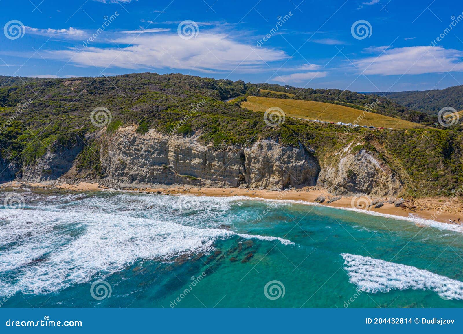 Castle Cove at Victoria, Australia Stock Photo - Image of stone ...