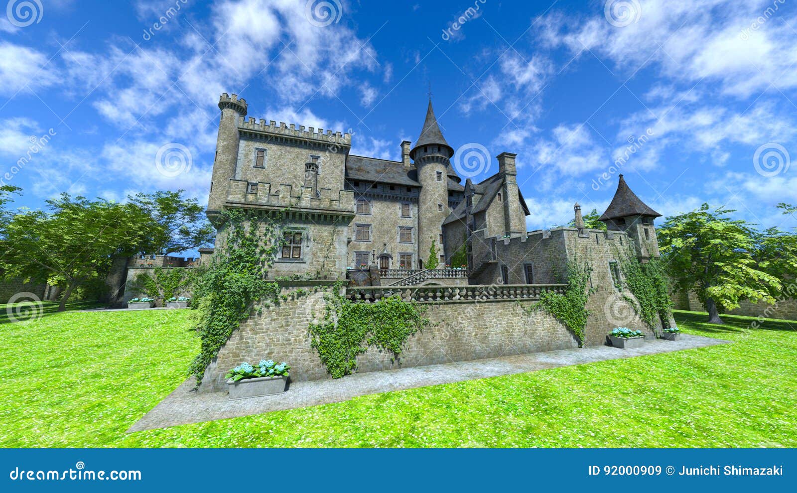 Castle stock image. Image of wall, country, spire, personality - 92000909