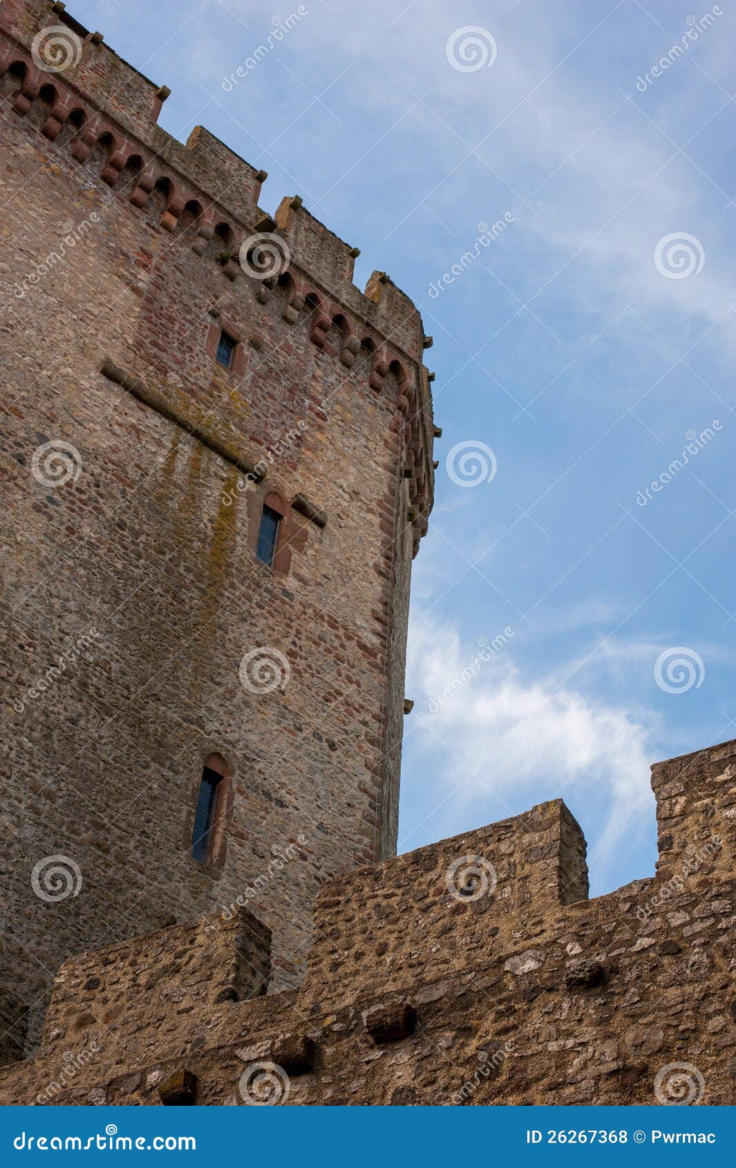 Castle defence wall stock photo. Image of medieval, historical - 26267368
