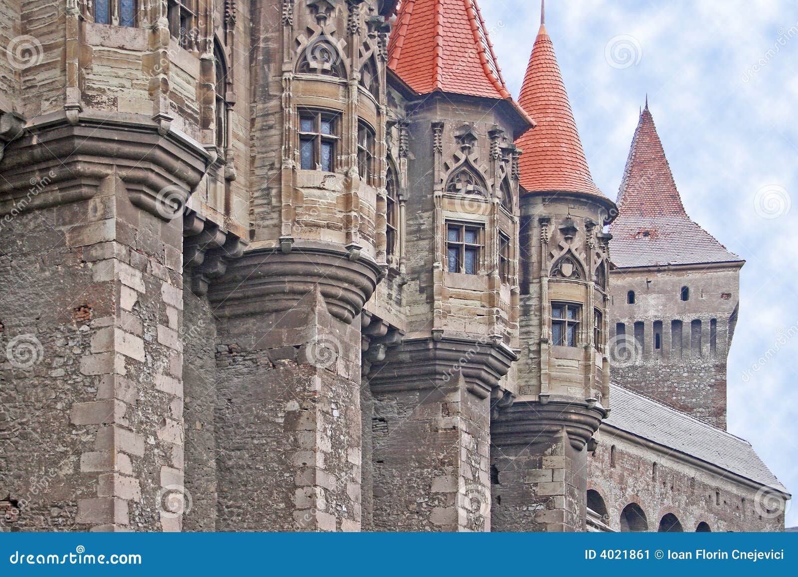 Castle details (6) stock image. Image of stair, century - 4021861