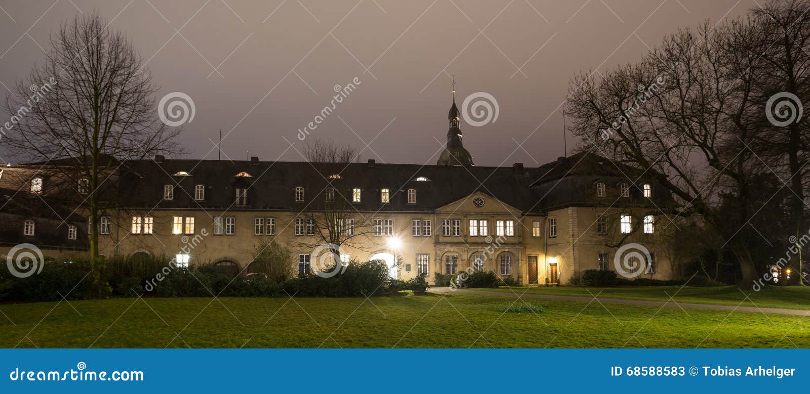 Castle Detmold Germany in the Evening Stock Image - Image of ...