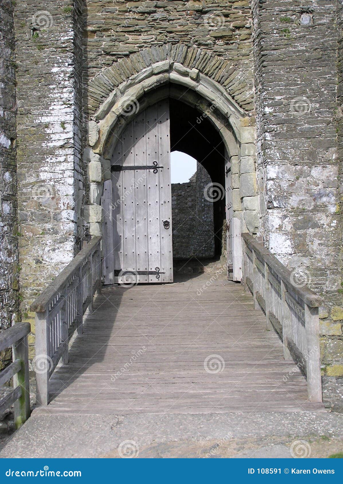 Castle Door stock image. Image of door, bridge, walkway - 108591