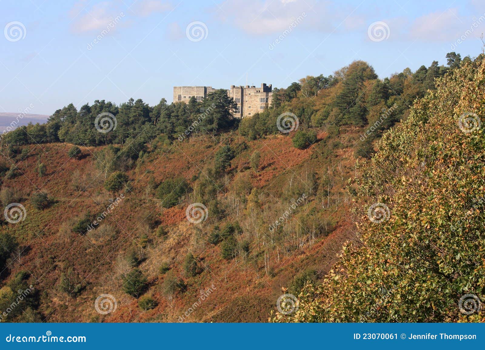 Castle Drogo stock image. Image of teign, hill, fortress - 23070061