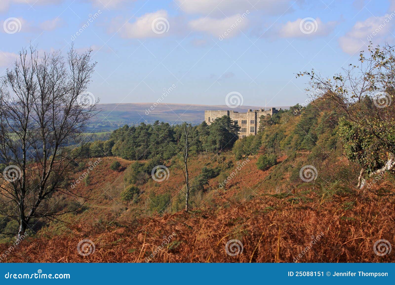 Castle Drogo stock image. Image of autumn, fields, country - 25088151