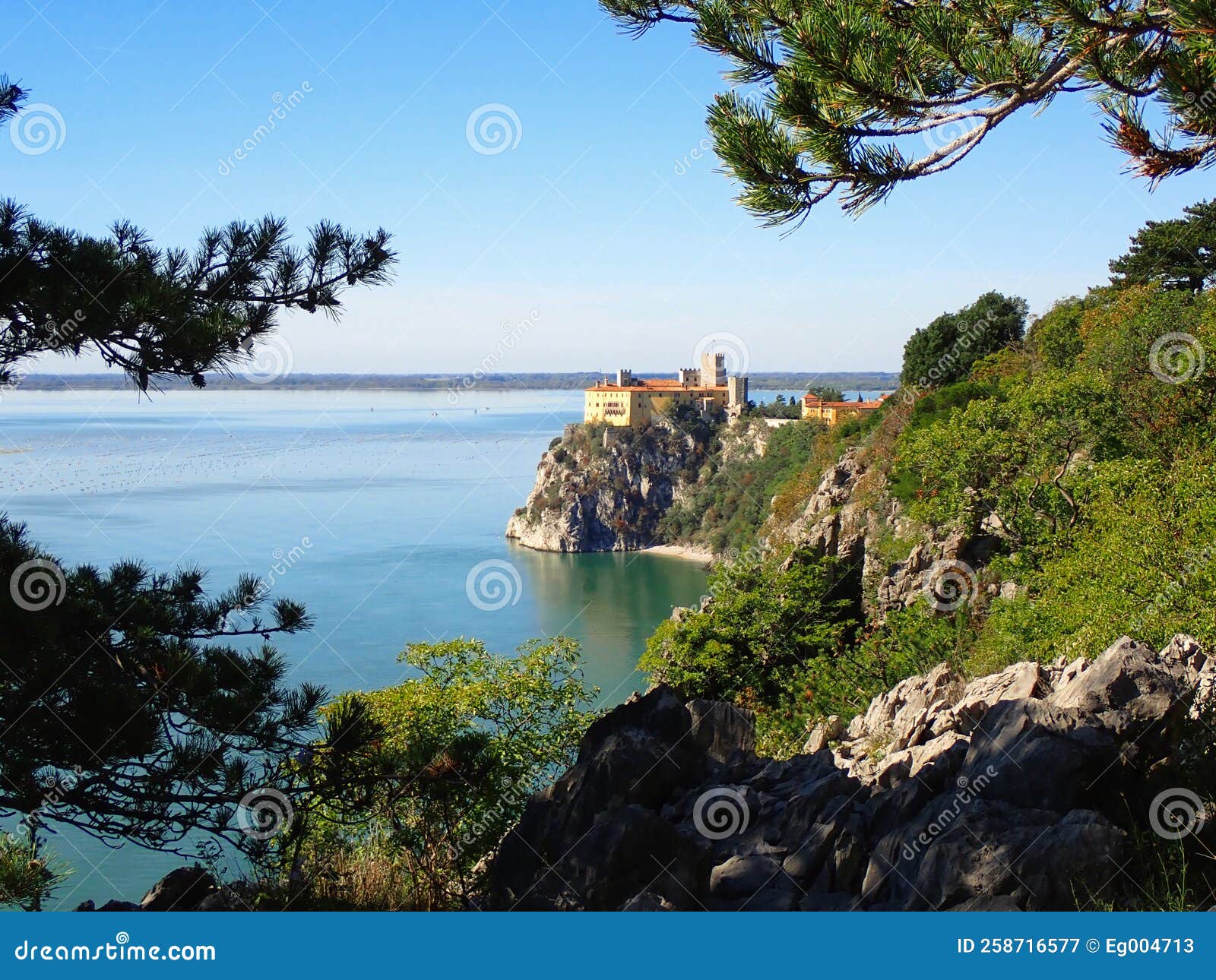 Castello Di Duino - Duino, Italy Stock Image - Image of architecture ...