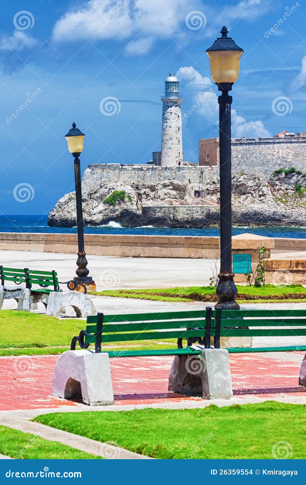 The Castle of El Morro,a Symbol of Havana Stock Photo - Image of ...