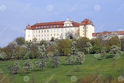 Castle of Ellwangen in Germany Stock Photo - Image of castle ...