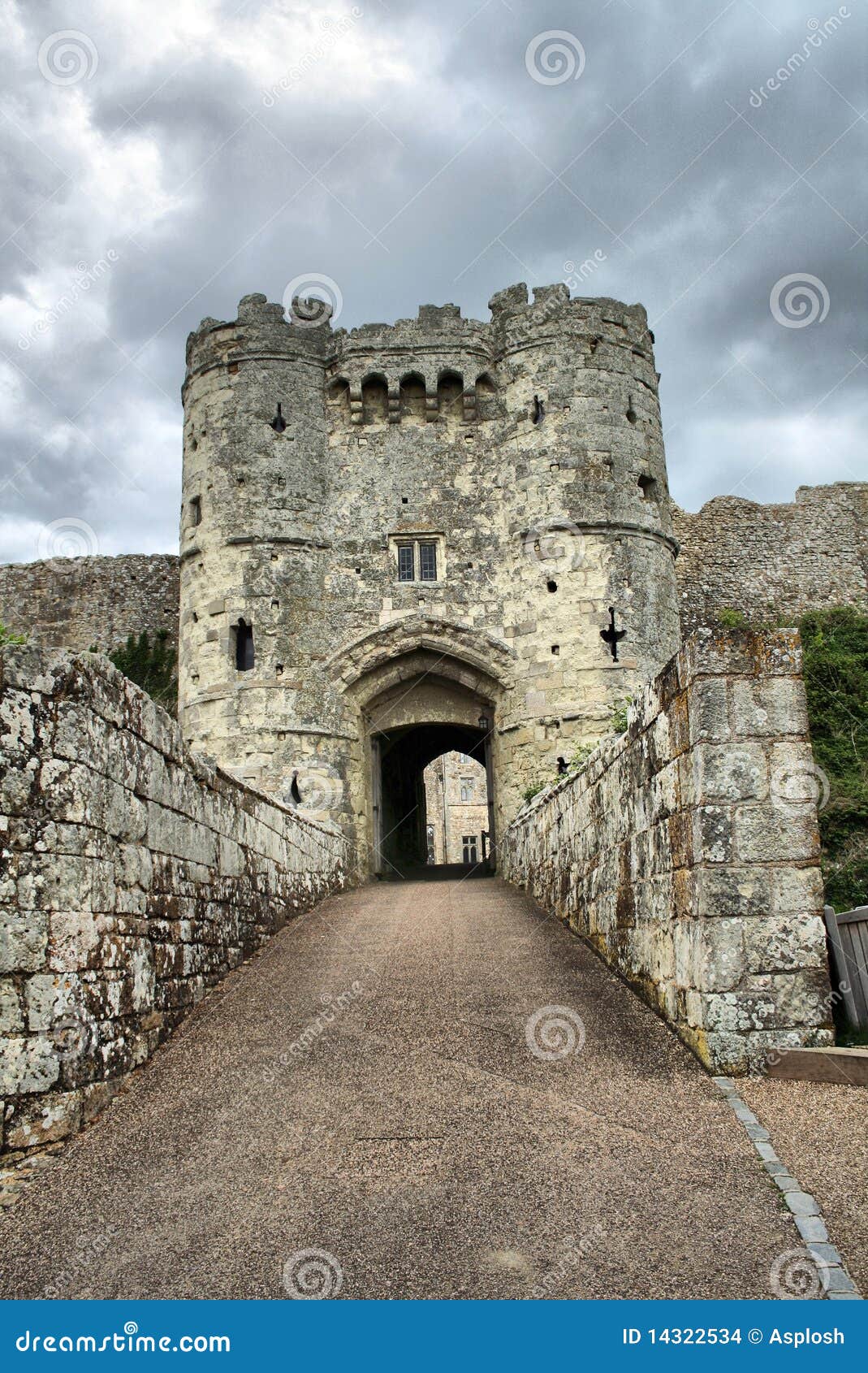 Castle Entrance stock photo. Image of travel, architecture - 14322534