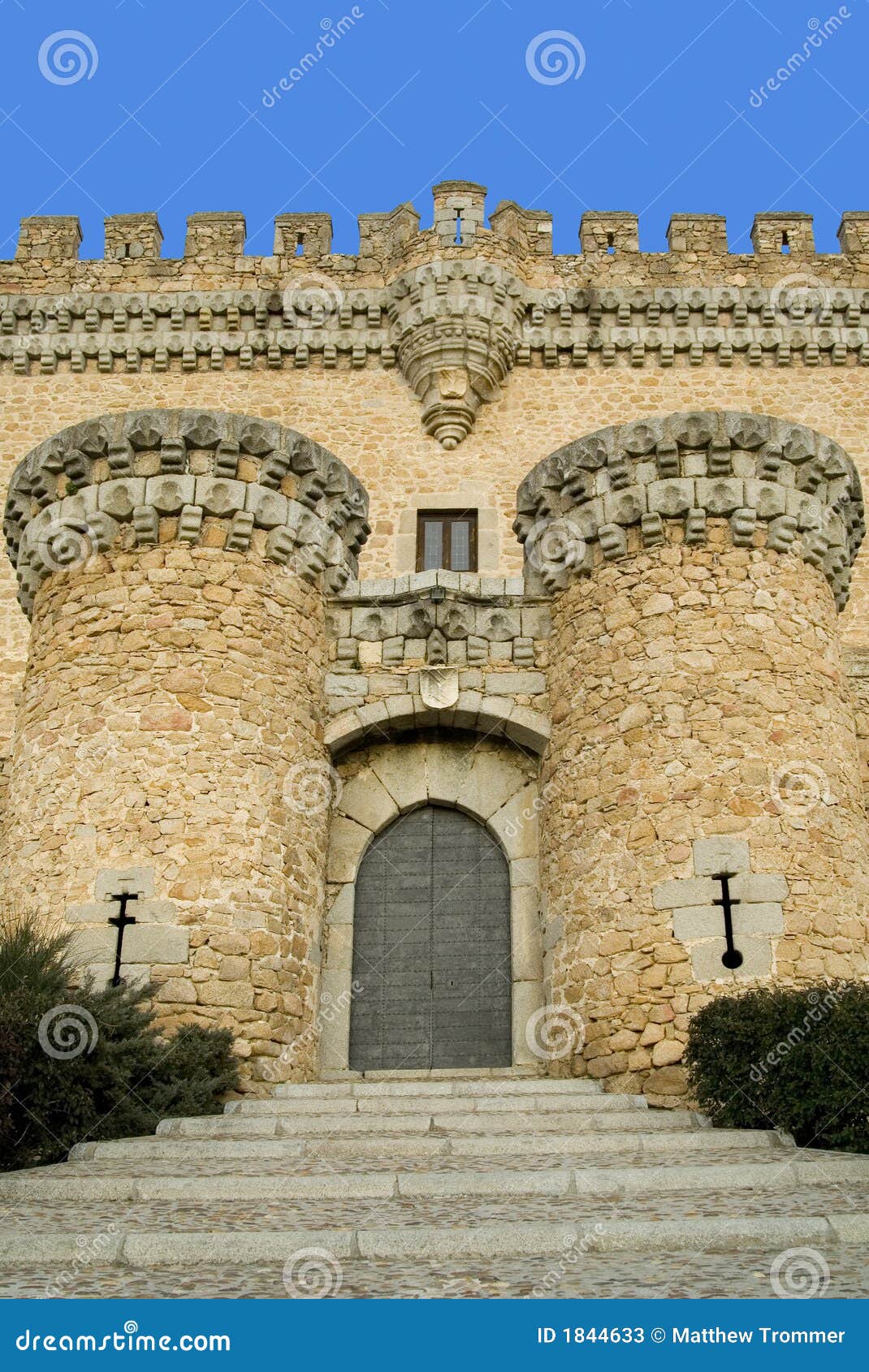 Castle Entrance stock image. Image of fortification, stone - 1844633