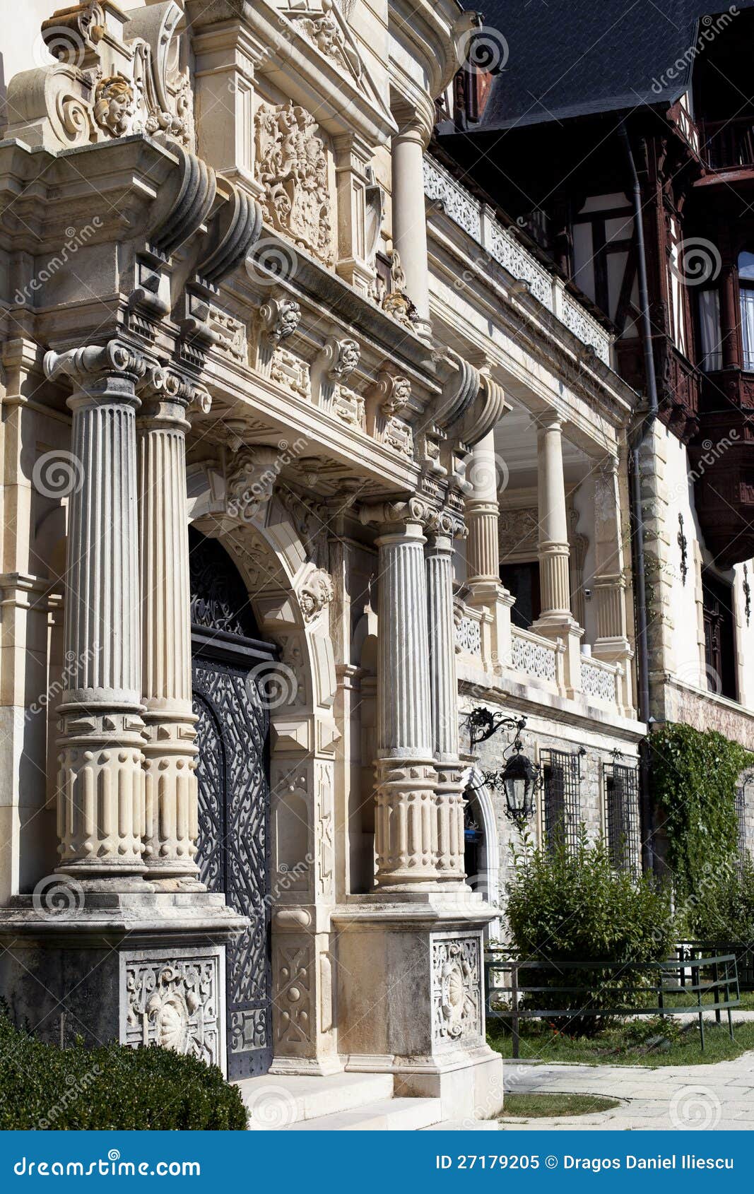 Castle entrance stock image. Image of style, details - 27179205