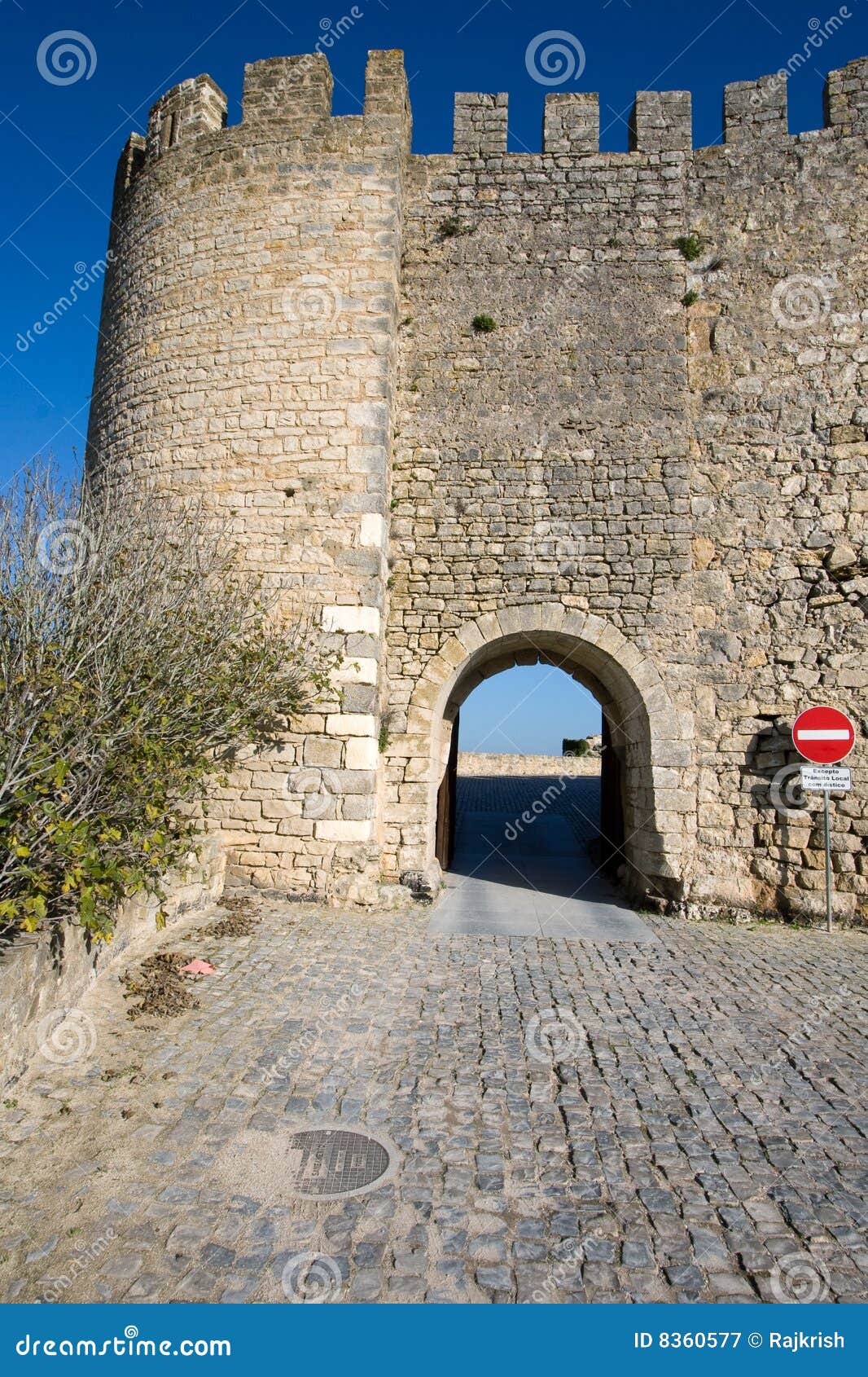 Castle Entrance stock image. Image of high, tower, stone - 8360577