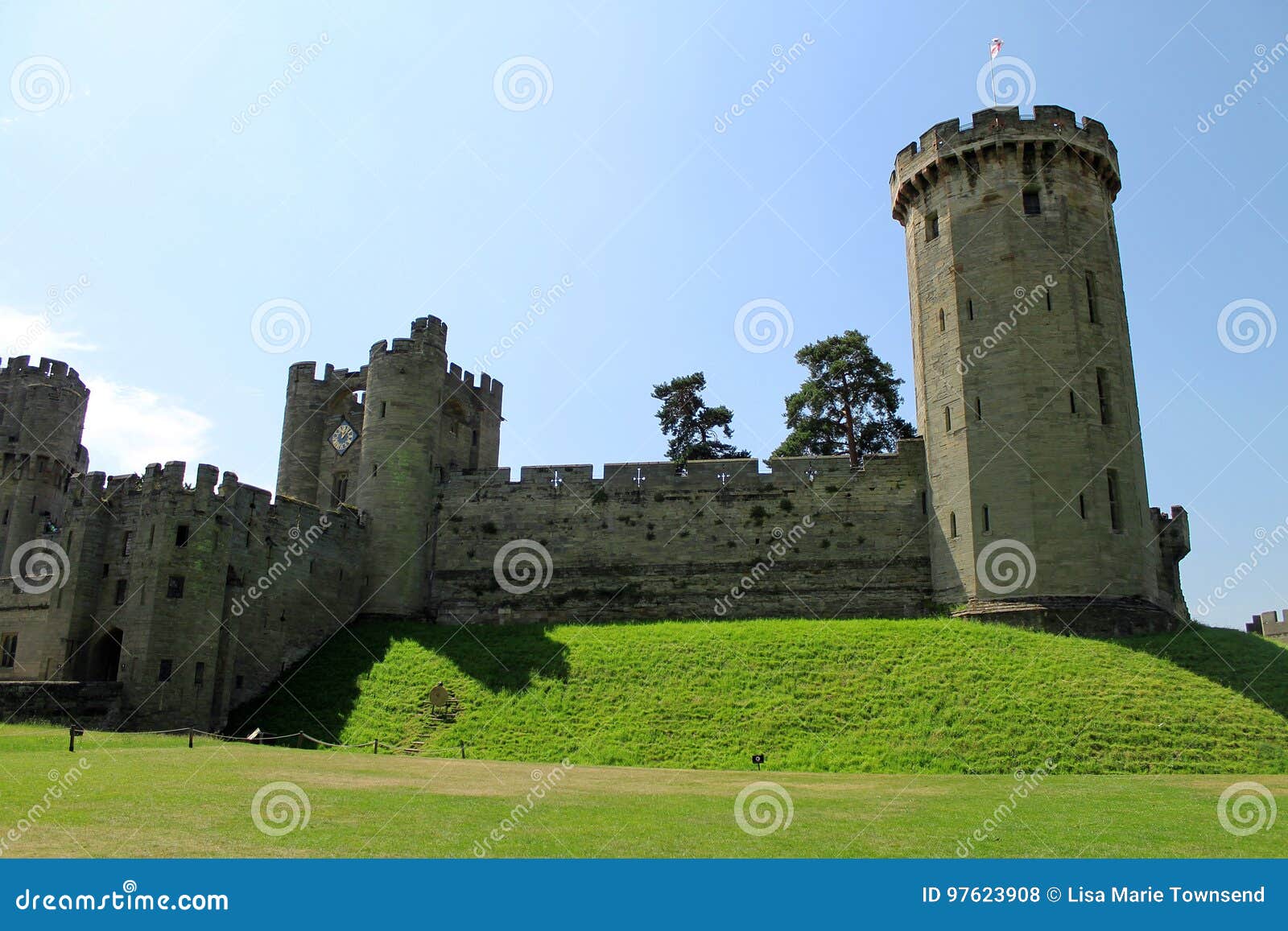 Castle Entrance and Turret editorial stock photo. Image of britain ...