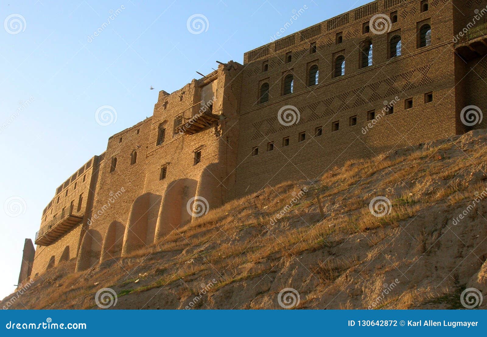 The Castle of Erbil, Iraq stock photo. Image of architecture - 130642872