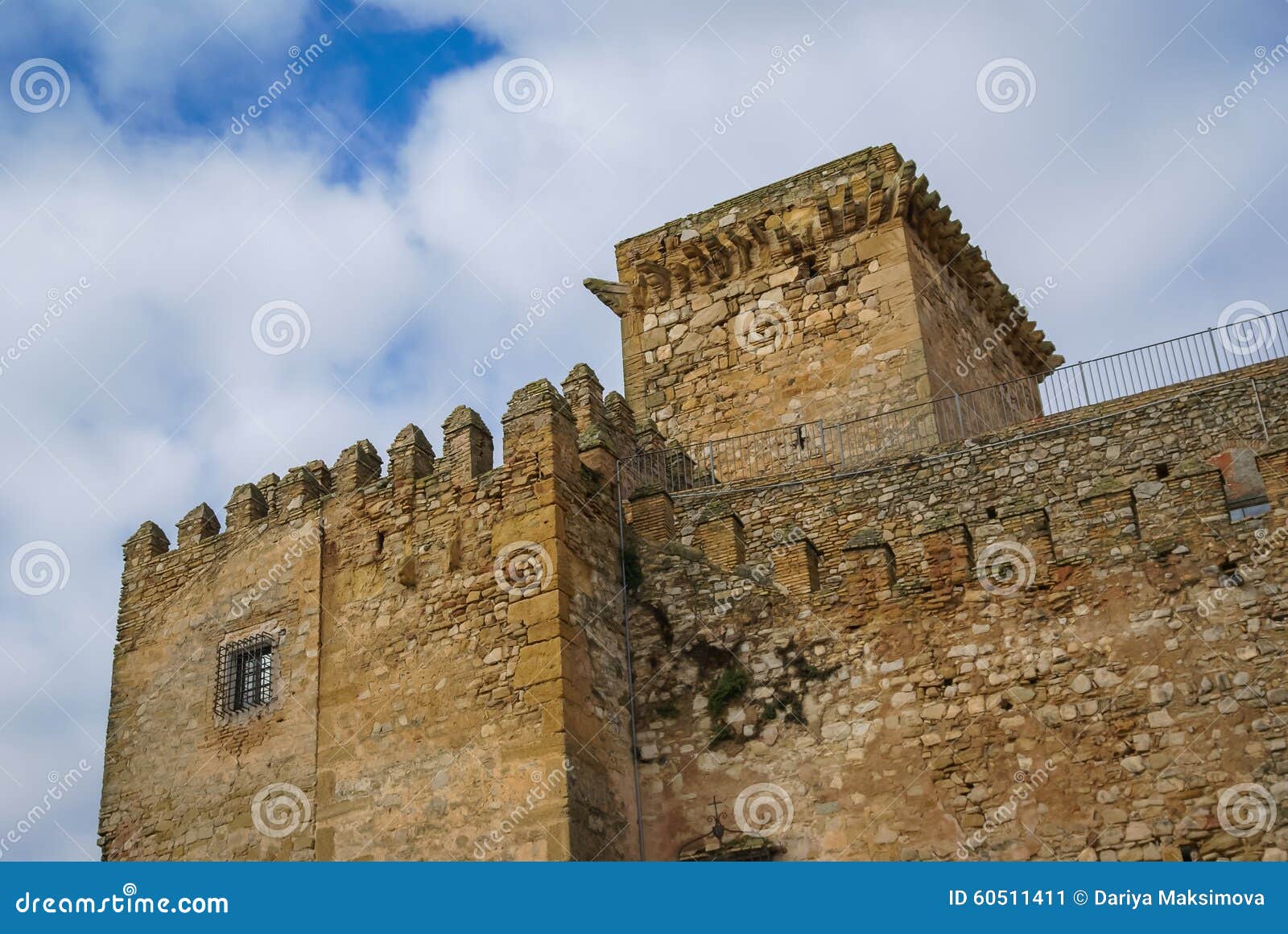 Castle at Espejo, Andalusia, Spain Stock Image - Image of union ...