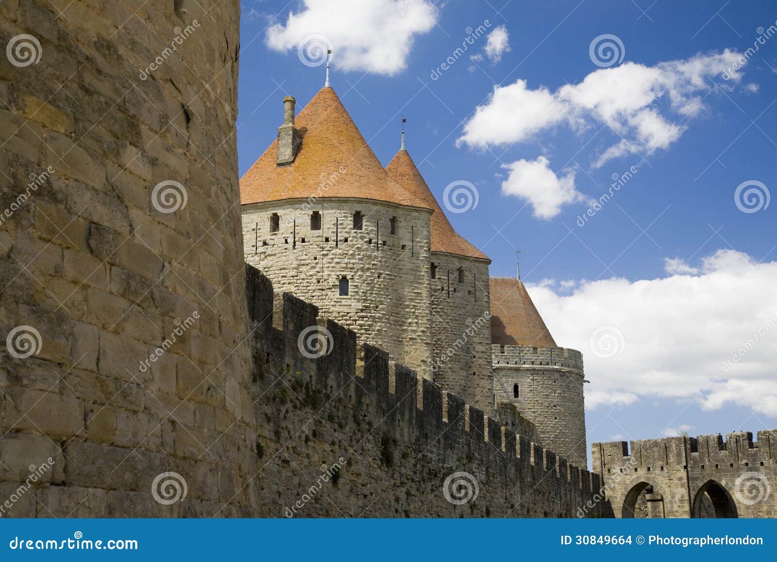 Castle exterior stock photo. Image of landmark, fortress - 30849664