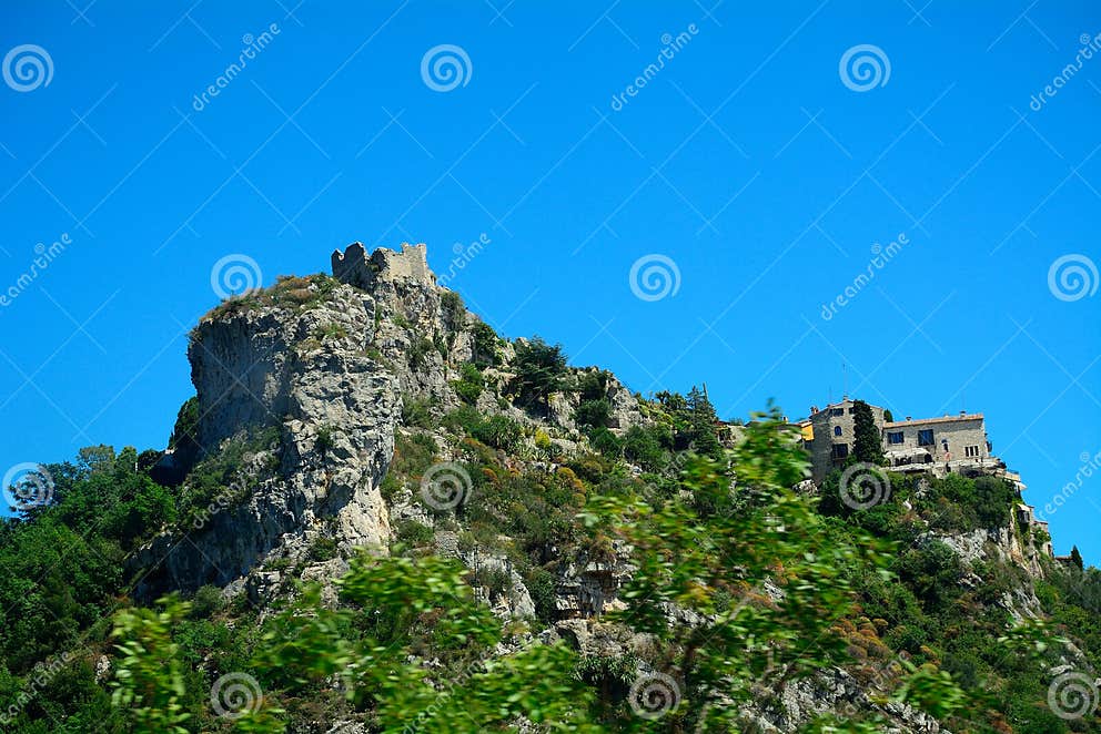Castle of Eze, France stock image. Image of historical - 88476909