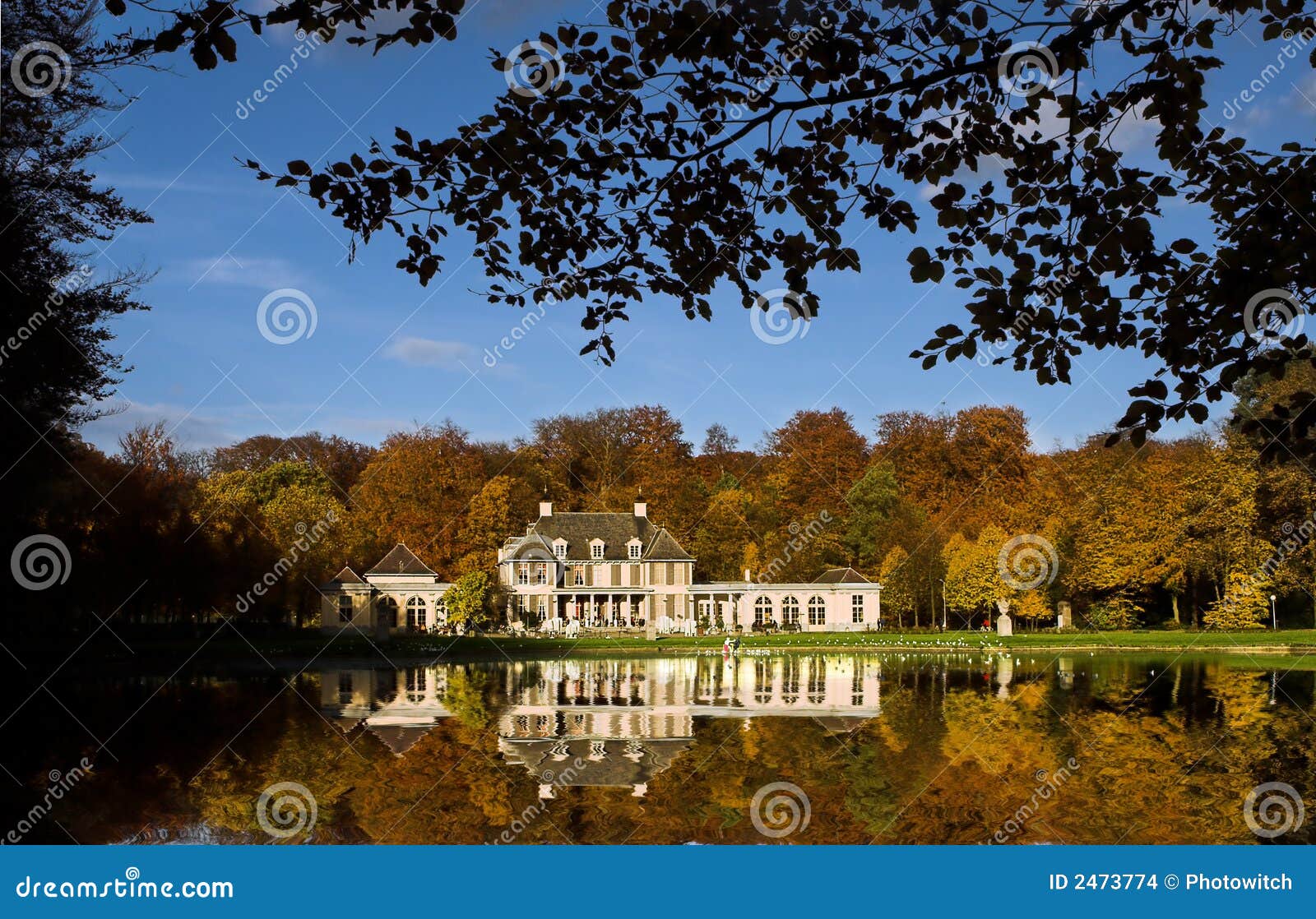 Castle in the Fall stock photo. Image of autumn, background - 2473774