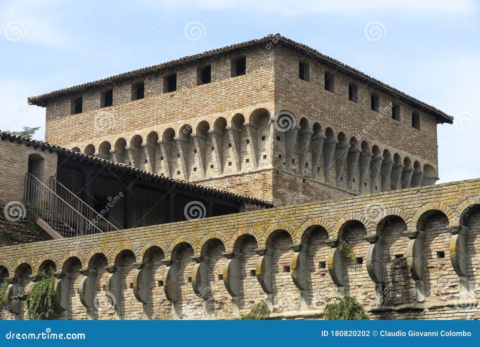 Castle of Forli, Emilia Romagna Stock Photo - Image of castle ...