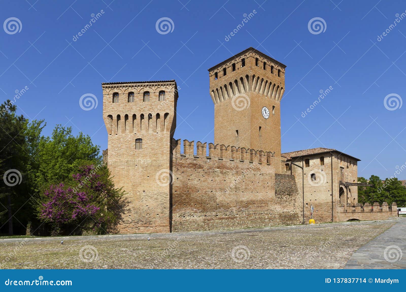 Castle of Formigine, Emilia-Romagna, Italy Stock Photo - Image of noble ...