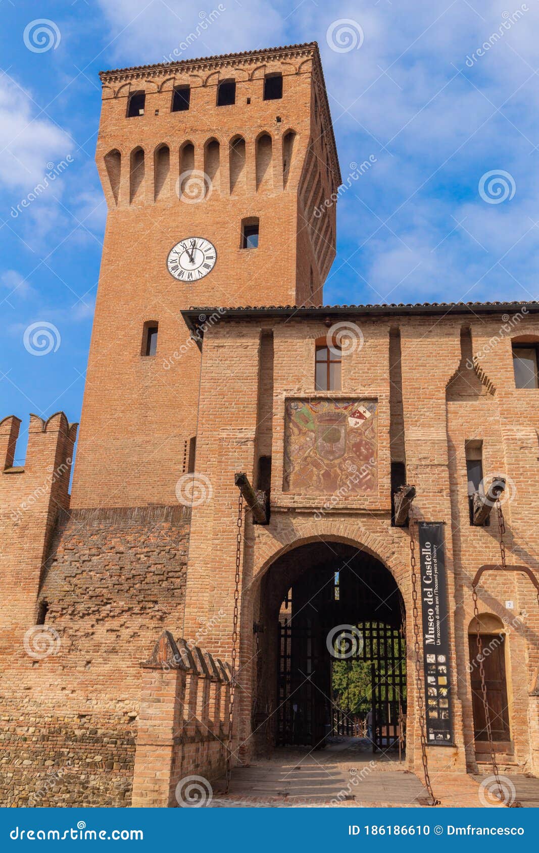 Castle of Formigine Modena Italy Editorial Image - Image of black ...