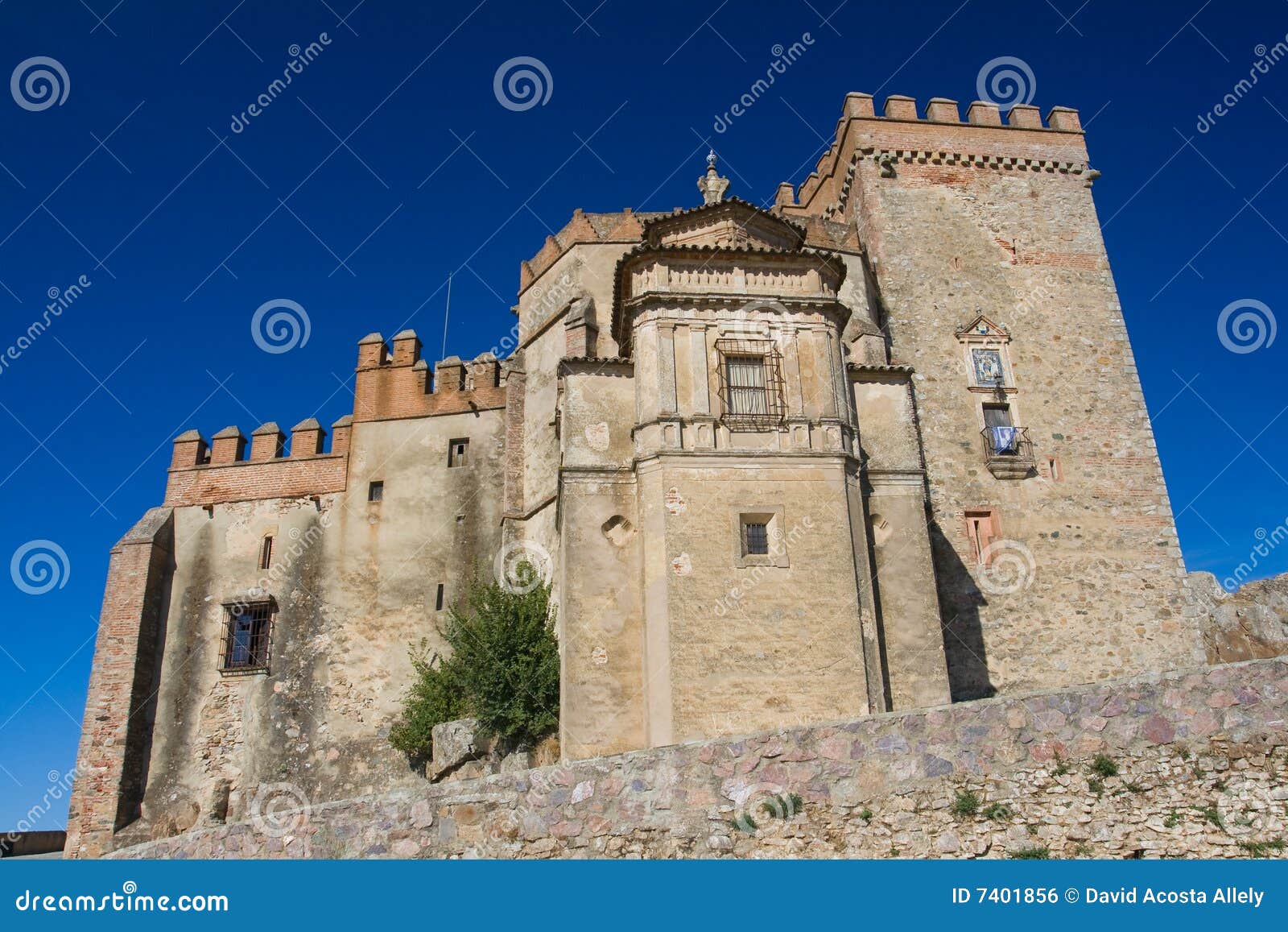 Castle - Fortress of Aracena Stock Photo - Image of large, rock: 7401856