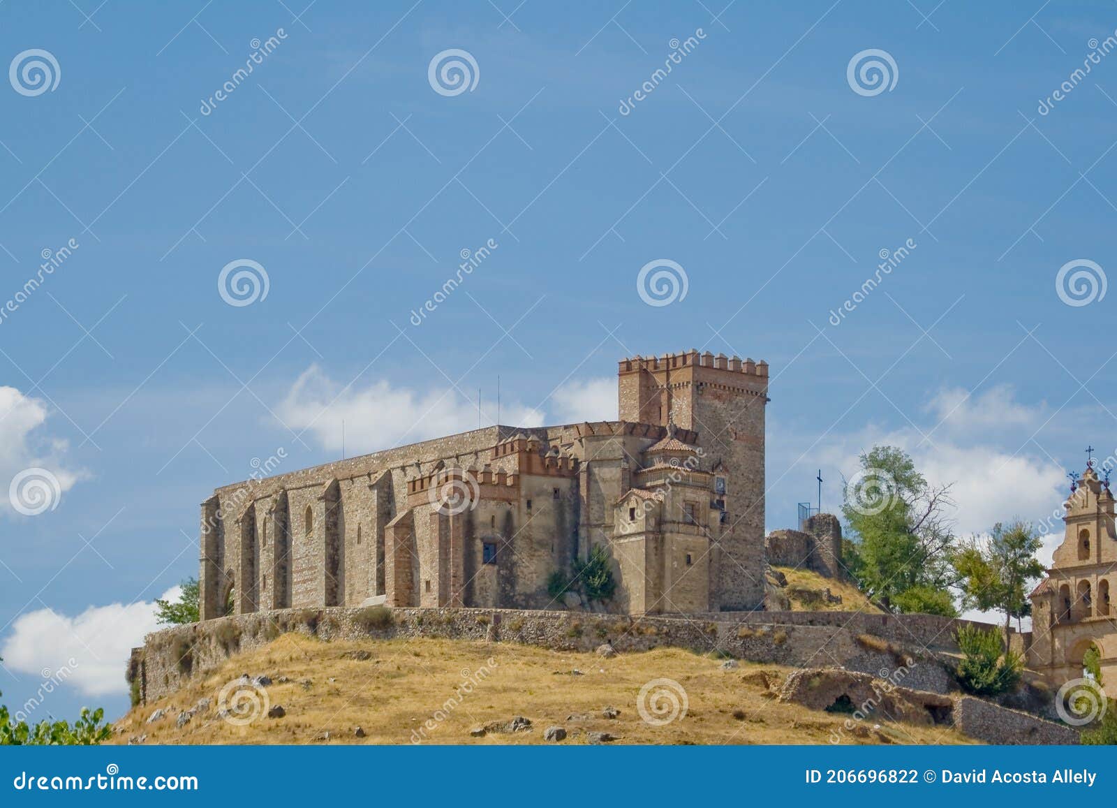 Castle - Fortress of Aracena Stock Photo - Image of aracena, walled ...