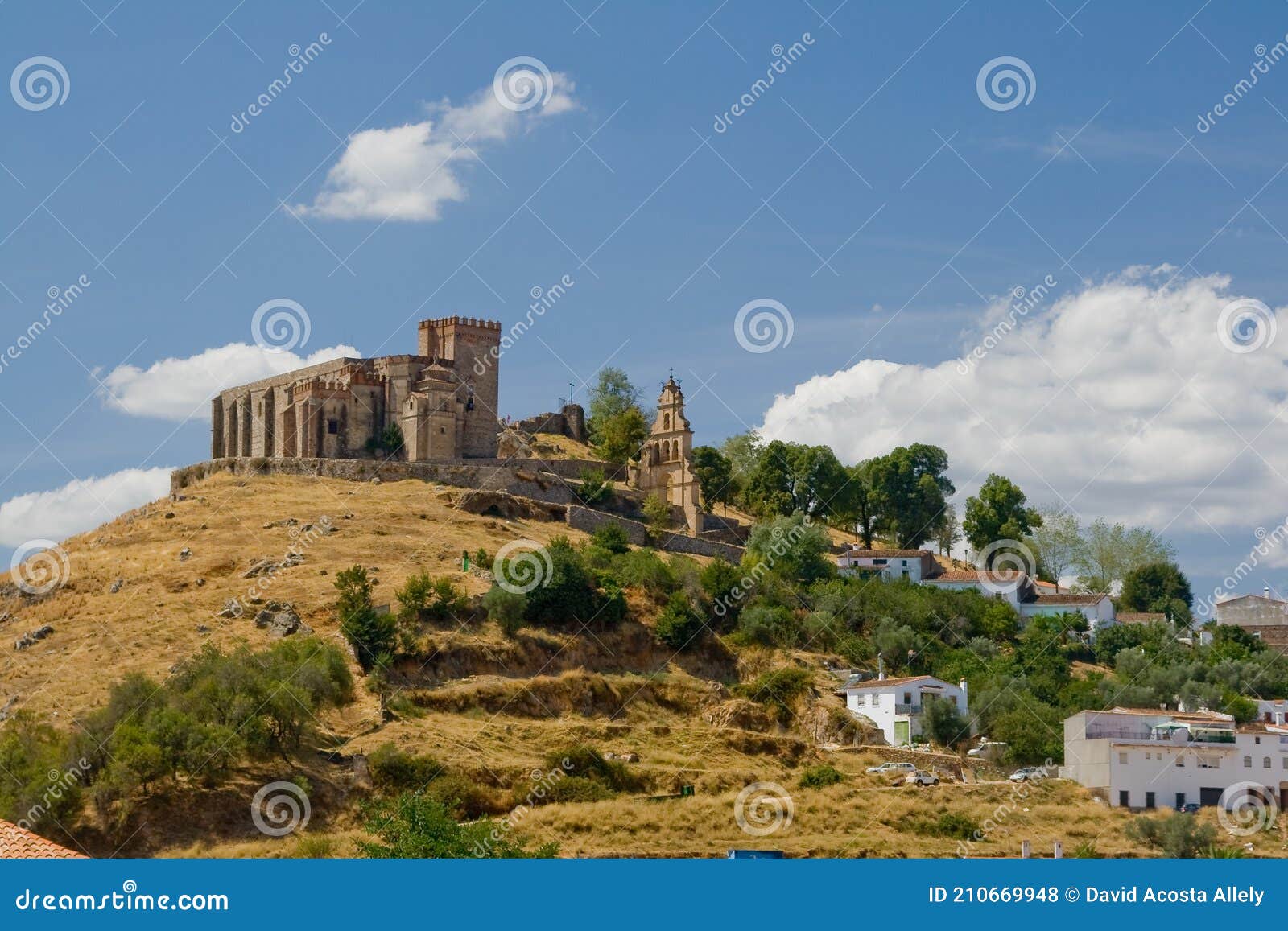 Castle - Fortress of Aracena Stock Photo - Image of wall, refuge: 210669948