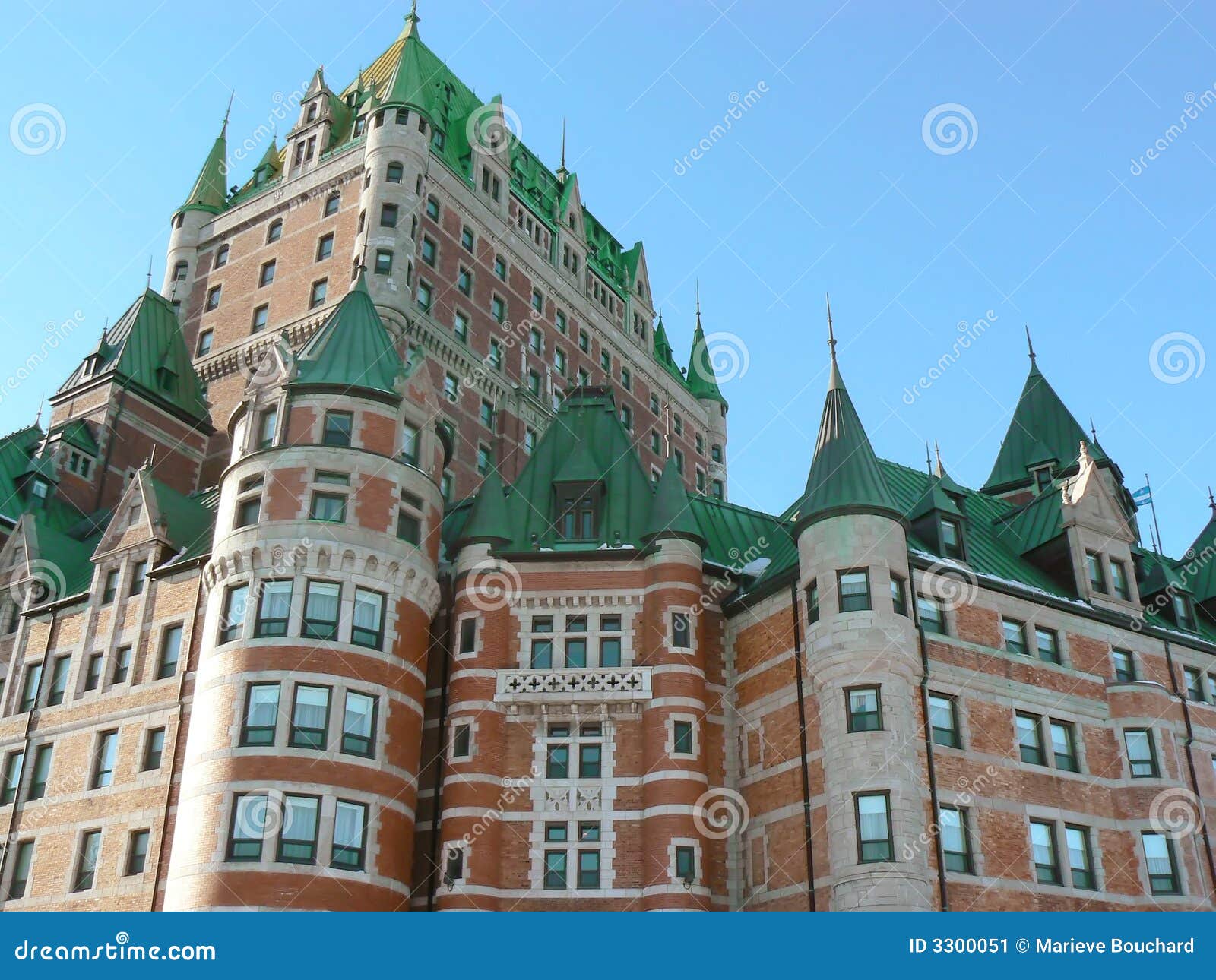 Castle Frontenac stock image. Image of canada, chateau - 3300051